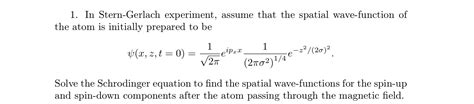 A Problem In Quantum Mechanics R Physics