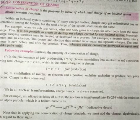 1x A10 Conservation Of Charge Conservation Of Charge Is The Property B