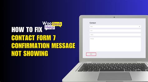 Fix Contact Form 7 Confirmation Message Not Showing