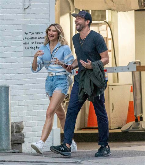 Zachary Levi Girlfriend Caroline Tyler Share A Laugh In Toronto Photo