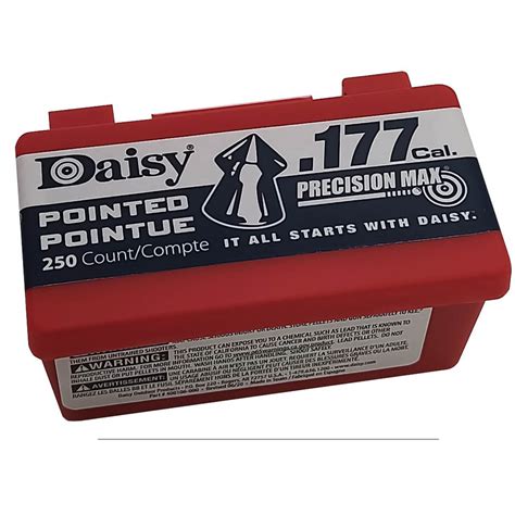 Daisy 177 Caliber Precisionmax Pointed Pellets 250 Count Daisy