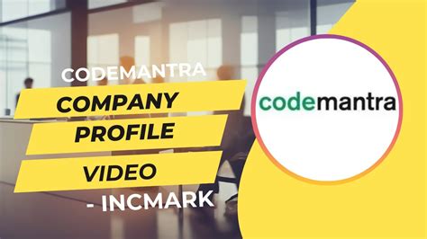 Codemantra Company Video Profile Youtube
