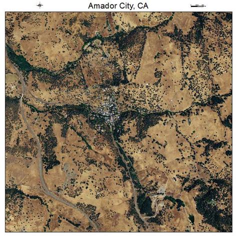 Aerial Photography Map Of Amador City Ca California