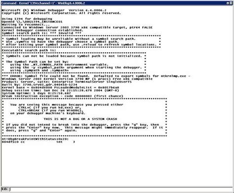 How To Use Windbg For Kernel Debugging