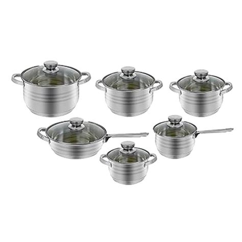 უჟანგავი ფოლადის ქვაბების ნაკრები Exellent Line El 12st ყიდვა ყველაზე იაფად ან განვადებით