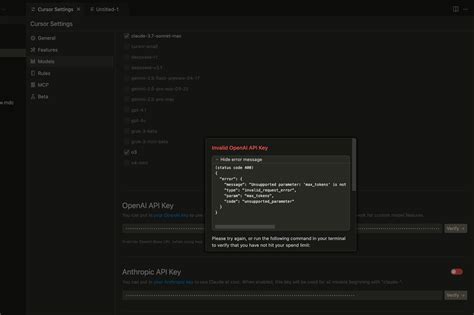Cannot Register Openai Api Key Bug Reports Cursor Community Forum