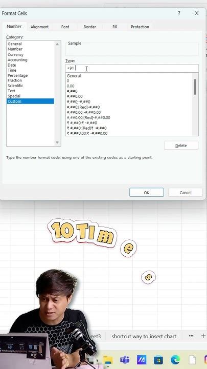 Amazing Excel Trick To Enter Country Code 😱 Country Code Mobile No Excel Exceltips