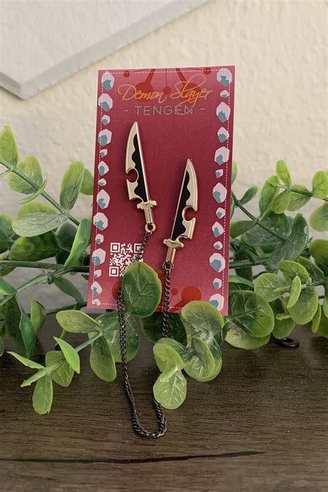 Demon Slayer Enamel Pin Hashira Swords Etsy
