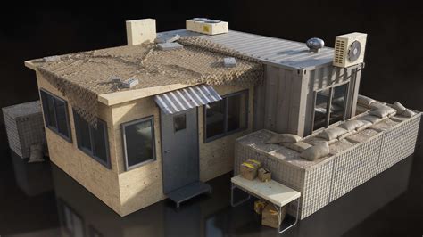 Military Outpost Premium 3d Models And Materials Kitbash3d