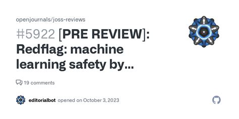 Pre Review Redflag Machine Learning Safety By Design · Issue 5922