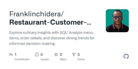 Github Franklinchidera Restaurant Customer Orders Analysis Using Sql