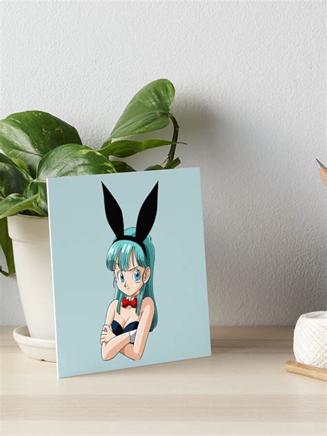 Bulma Bunny Art Board Print For Sale By Kyleighmertz Redbubble