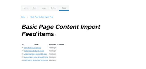 Importing Data Using A Csv File With Drupal Feeds Module To The New Blog