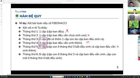 Python Lesson 10 Pydt2d01o9 Hàm đệ Quy Youtube
