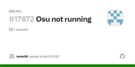 Osu Not Running Issue Ppy Osu GitHub