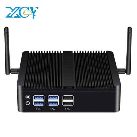 Xcy 팬리스 미니 Pc 인텔 코어 I7 4500u I5 4200u 기가비트 이더넷 Hdmi Vga 디스플레이 8x Usb
