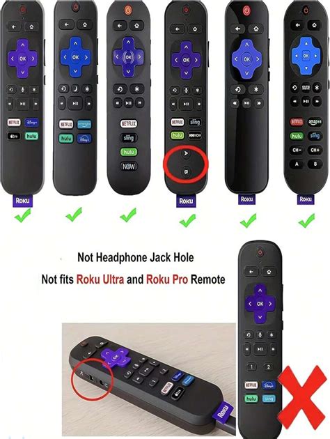 Pcs Universal Silicone Remote Cover With Lanyard For Roku TV Streaming Stick And Voice Remote