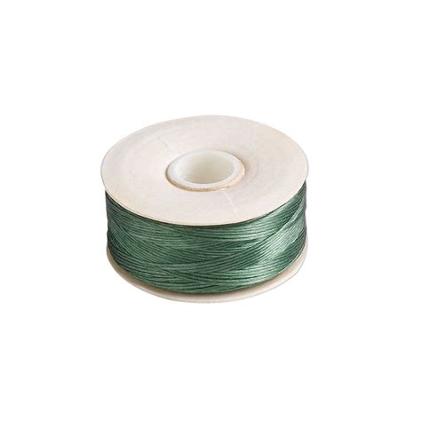 Nymo Nylon Beading Thread Bobbin Size B Green 72 Yards 216 Feet Angularbydesign Llc 952