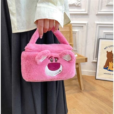 กระเป๋าแฟชั่น กระเป๋าใส่เครื่องสำอาง ทรงกล่อง ขนนุ่มนิ่ม ไซส์มินิ มี7ลาย Evefashionstore