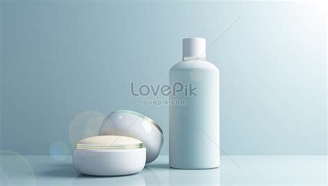 3d 화장품 프로토 타입 배경 사진 및 창의적인 일러스트 무료 다운로드 Lovepik
