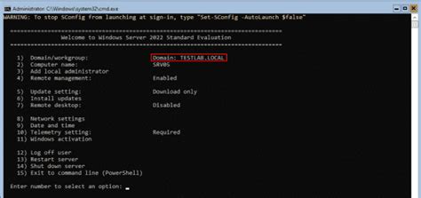 Join Server Core To An Active Directory Ad Domain 4sysops