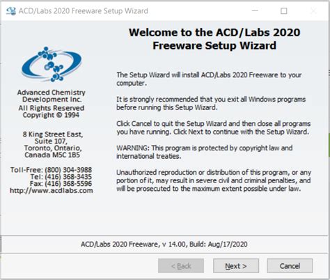 How To Install Acdchemsketch Academic Software Helpcenter
