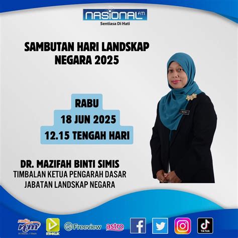 Kpkt Sambutan Hari Landskap Negara 2025 Dengarkan Sesi Wawancara