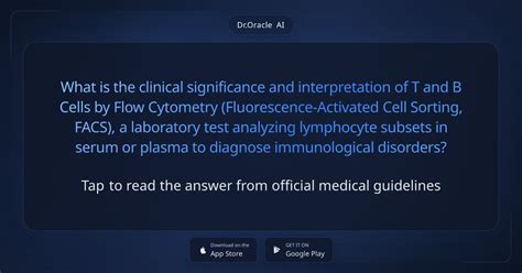 What Is The Clinical Significance And Interpretation Of T And B Cells By Flow Cytometry