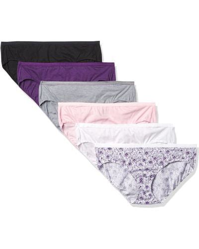 Purple Hanes Lingerie For Women Lyst