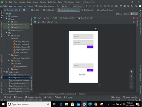 how to use datastore preference for android development by tochukwu