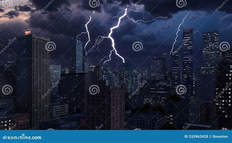 Thunderstorm Flashing Lightning And Arrow Blue Cloud Releases
