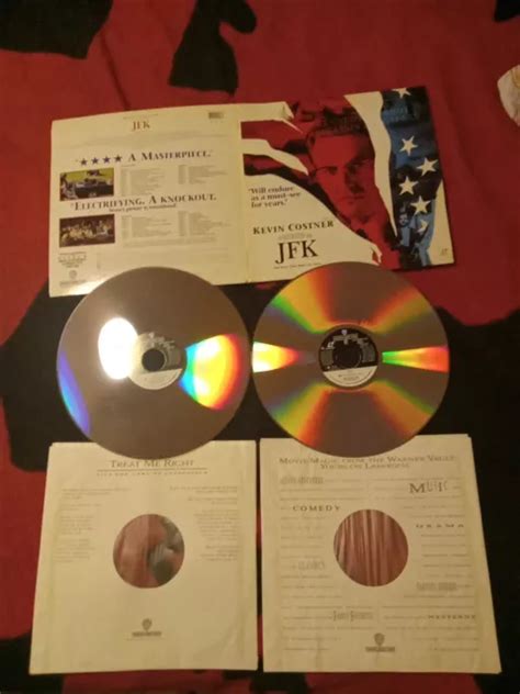 Jfk Laserdisc 12306 écran Large Lecture étendue 2 Disques Laser Pierre