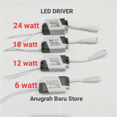 Jual Led Driver Lampu Downlight Panel Watt Watt Watt Watt Shopee Indonesia