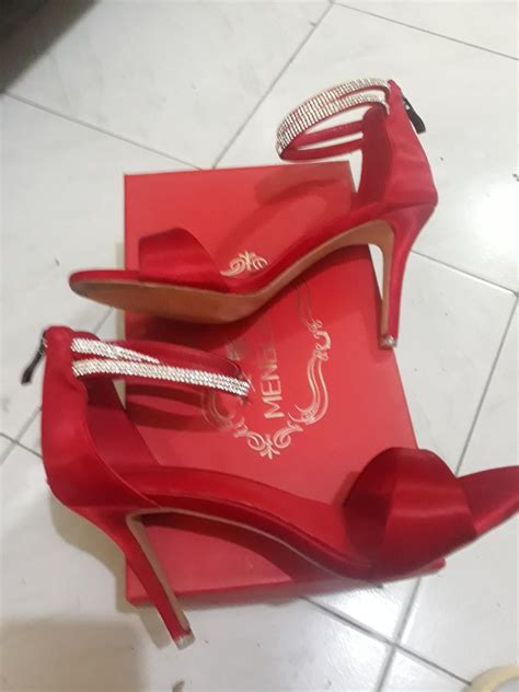 Red Stilleto Womens Fashion Footwear Shoe Inserts On Carousell