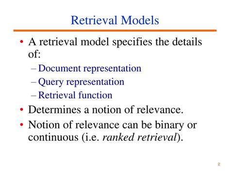 Ppt Effective Retrieval Models In Information Retrieval Powerpoint Presentation Id1049186