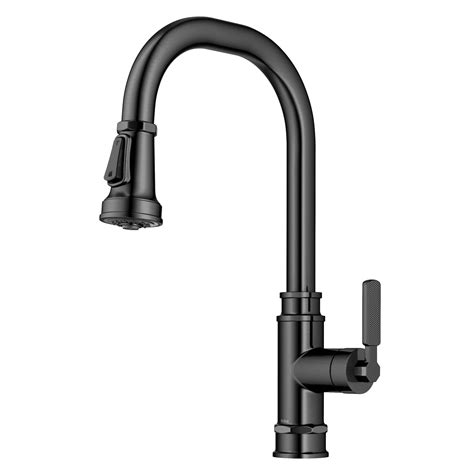 Black Industrial Kitchen Faucet