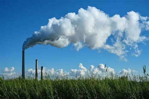 Monitoring And Reducing Greenhouse Gas Emissions A Generative Ai Premium Ai Generated Image