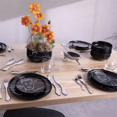 Carrol Boyes Sketchbook Black Side Plate Set Of 4 For Sale ️ Lowest