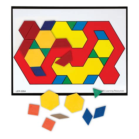 Pattern Block Activity Set By Learning Resources Ler0335 Primary Ict