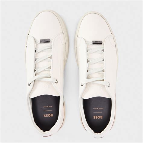 Boss Mens Gary Tenn Grlt Hd Court Trainers Sports Direct