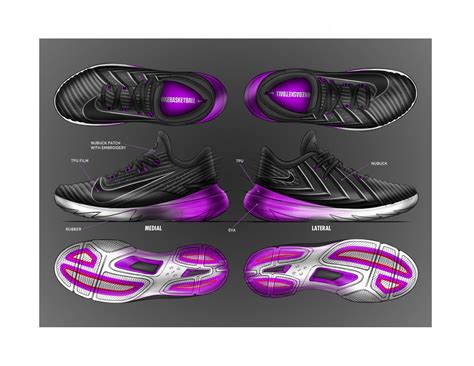 Nike Demar Derozan运动鞋手稿设计 手绘 虚拟人生 优秀工业设计作品 优概念