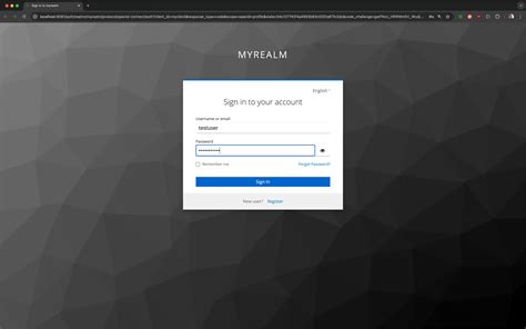 In A Keycloak Docker Container Keycloakify