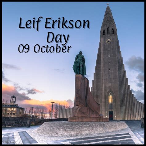 Leif Erikson Day Instagram Post Templat Postermywall
