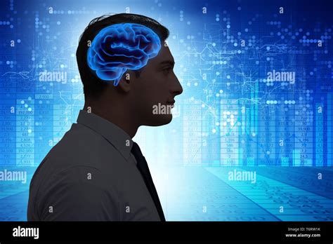 Artificial Intelligence Concept With Man Stock Photo Alamy