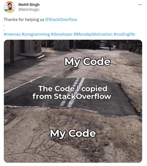 Thanks Stackoverflow Rprogrammerhumor