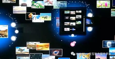 Hoinware®多媒体互动图片墙软件，专业级、标准化数字交互展示软件，展示图像、视频、动画、3d模型、网页、照片 多媒体展厅互动软件 党建互动软件 博物馆互动软件 炫互墙软件 大屏互动