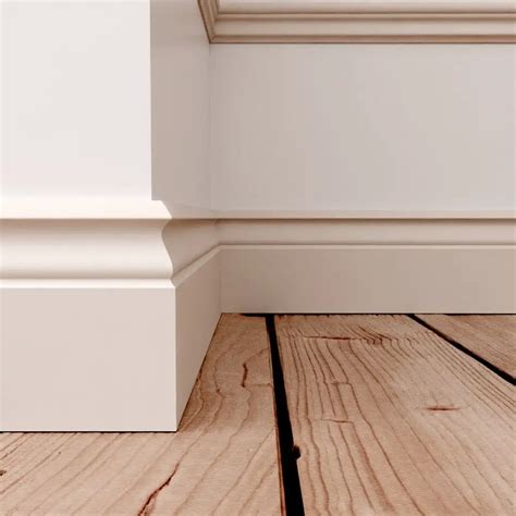 Wood Baseboard 16 X 95 Mm Solid Pine Floor Moulding Gaveldekor