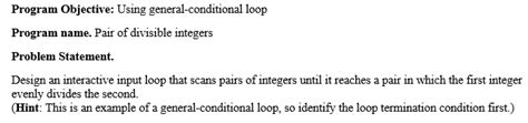 answered design an interactive input loop that… bartleby
