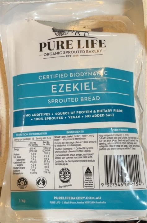 Ezekiel Sprouted Bread Carbs
