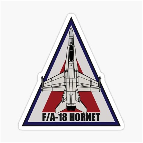 Fa 18 Hornet Patch Sticker For Sale By Firemission45 Redbubble